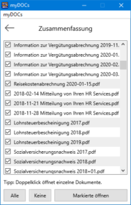 Anleitung » myDOCs - Lufthansa myDocuments Download Manager
